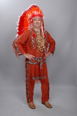 Red Indian Costume - Amazing Transformations