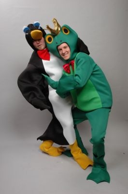 Penguin and frog Costumes - Amazing Transformations